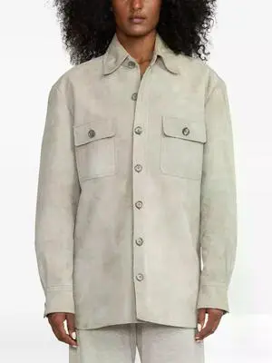 Ralph Lauren Chest-pockets Suede Jacket
