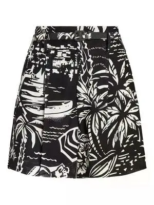 Ralph Lauren Printed Pleated Shorts