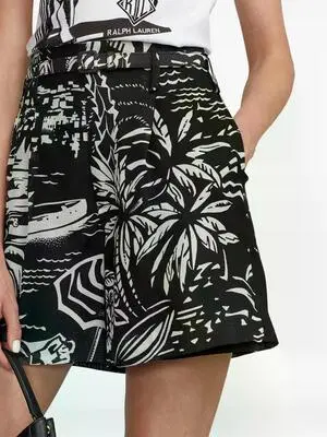Ralph Lauren Printed Pleated Shorts