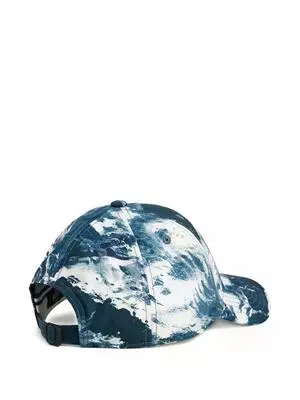 Fusalp Printed Cap With Adjustable Buckle - Blue