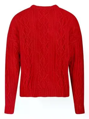 Aspesi Cable-knit Crew-neck Sweater