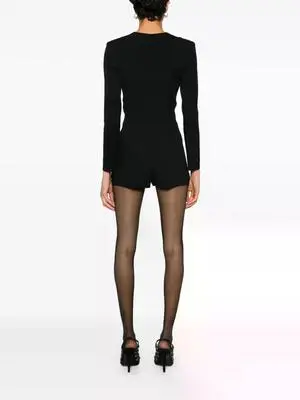 Saint Laurent Ruched Playsuit