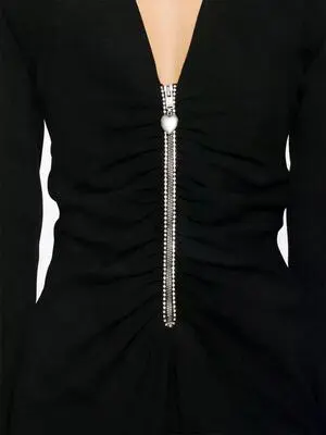 Saint Laurent Ruched Playsuit