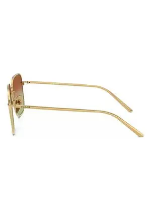 Prada Square-frame Sunglasses - Gold