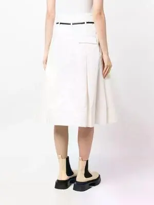 3.1 Phillip Lim High-waisted Origami Midi Skirt