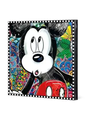 EGAN Mickey Forever & Ever Painting - Black