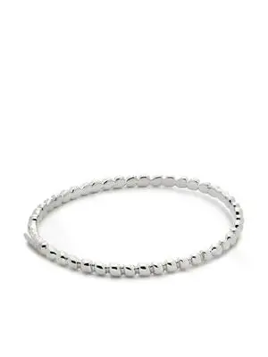 Monica Vinader Nura Teardrop Bangle Bracelet - Silver
