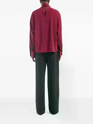 Maria Mcmanus Scarf Detailed Blouse - Red