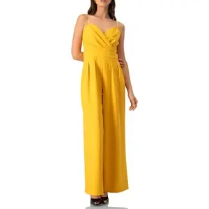 IVONNE Wide-leg Jumpsuit - Yellow