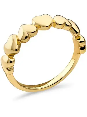 DEVATA Gold Plated Heart Ring