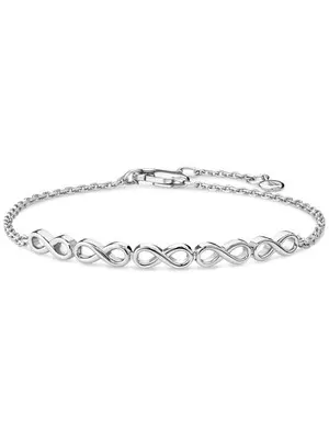 DEVATA Infinity Chain Bracelet - Silver