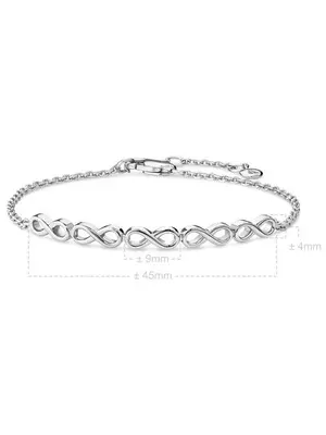 DEVATA Infinity Chain Bracelet