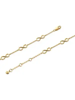 DEVATA Infinity Five-charm Chain Bracelet
