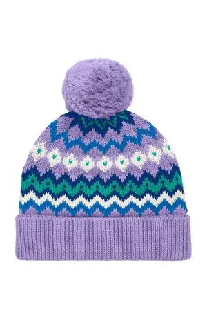 PRIMARY Fair Isle Beanie - Iris Fair Isle
