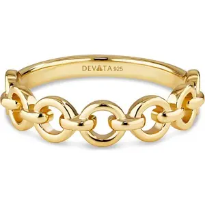 DEVATA Cable Link Ring - Yellow Gold