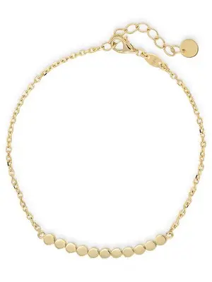 DEVATA Round Link Chain Bracelet In 14k Gold