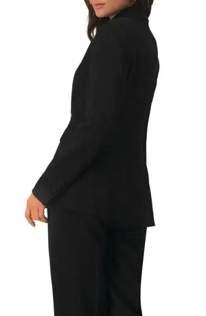 IVONNE Floral Accessory Blazer - Black