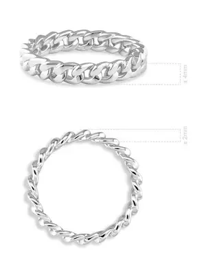 DEVATA Cuban Link Ring