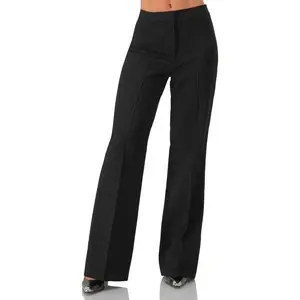 IVONNE Straight-leg Pants With Zipper