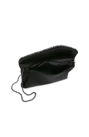 Badgley Mischka Mika Mix Crystal Neckline Envelope Clutch