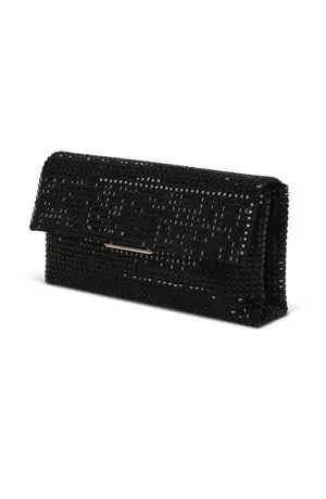 Badgley Mischka Jayden Crystal Envelope - Black