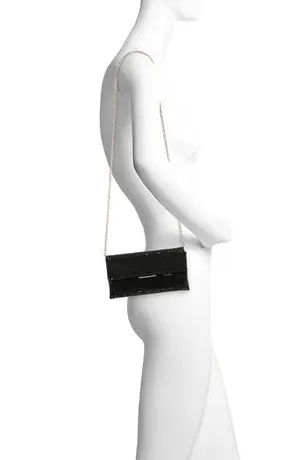Badgley Mischka Jayden Crystal Envelope - Black