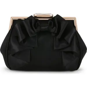 Badgley Mischka Mae Bow Pouch Clutch