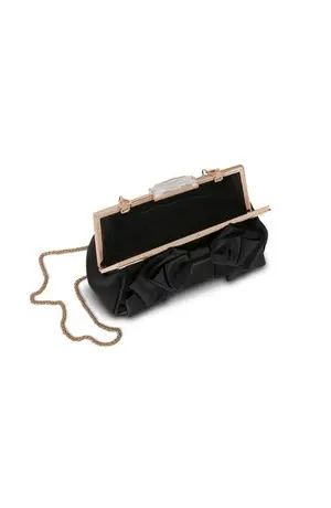 Badgley Mischka Mae Bow Pouch Clutch
