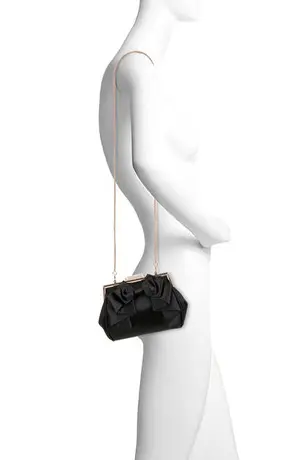 Badgley Mischka Mae Bow Pouch Clutch
