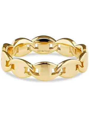 DEVATA Mariner Anchor Eternity Ring - Yellow Gold