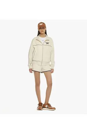 Mcm Essential Logo Ponte Track Jacket - White