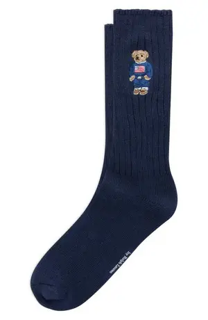 Ralph Lauren Embroidered Socks For Men