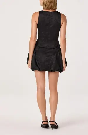 Astr The Label Drop Waist Bubble Mini Dress