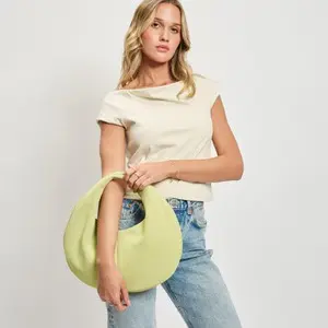 MODA LUXE Farrah Suede Hobo - Pistachio