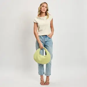 MODA LUXE Farrah Suede Hobo - Pistachio
