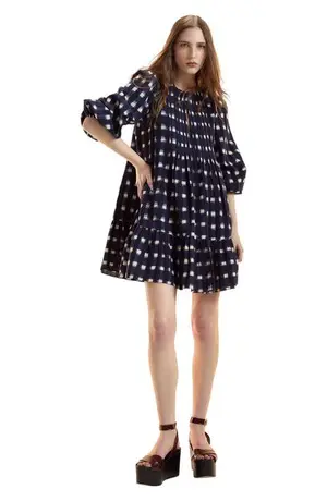 Cynthia Rowley Pintuck Mini Dress