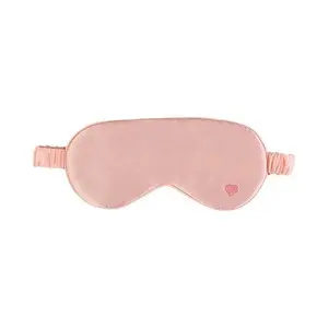 LOST PATTERN Silk Sleep Eye Mask - Pink