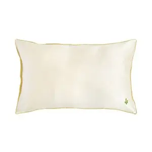 LOST PATTERN Silk Pillowcase Beige