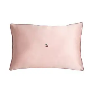 LOST PATTERN Silk Pillowcase - Pink