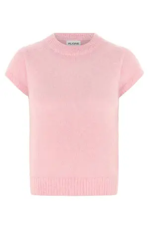 ALIGNE Jess Knit T-shirt - Pink