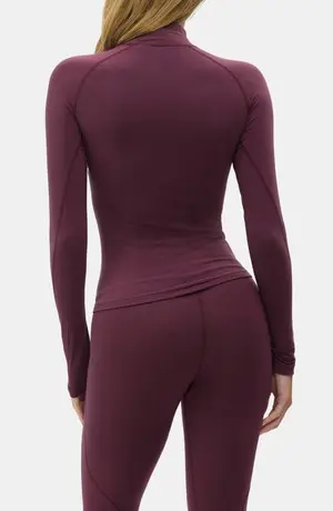 HALFDAYS Clare Mock Neck Top