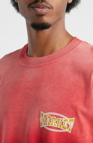 MARKET Saloon Cotton Graphic T-shirt
