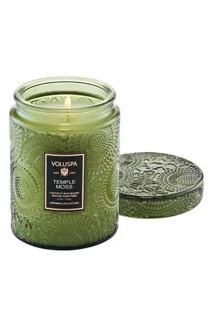Voluspa Temple Moss Small Jar Candle - No Color