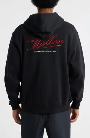 MALBON Cotton Zip-up Hoodie