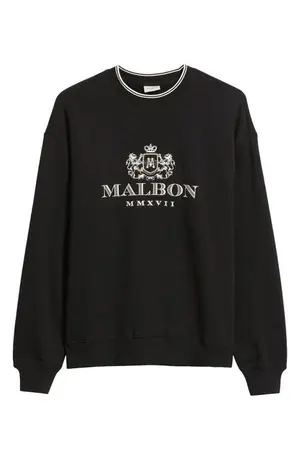 MALBON Monarch Cotton Crewneck Sweatshirt
