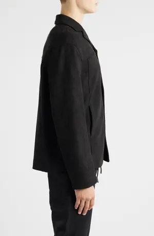 KROST Faux Suede Shirt Jacket