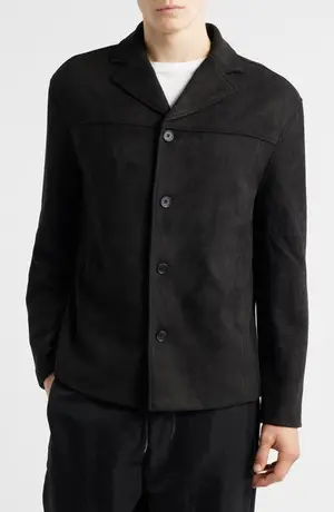 KROST Faux Suede Shirt Jacket