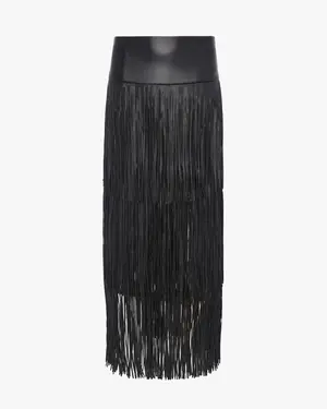 WeWoreWhat Fringe Midi Skirt