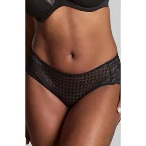Panache Envy Lace Hipster Briefs - Black