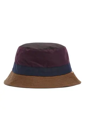 Barbour X Paul Smith Color Block Bucket Hat - Brown Multi